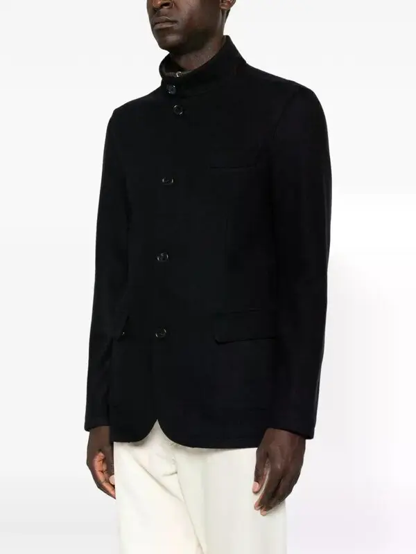 MANDELLI Cashmere High-neck Blazer