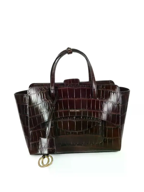 HIDESINS Medium Croc-effect Tote Bag