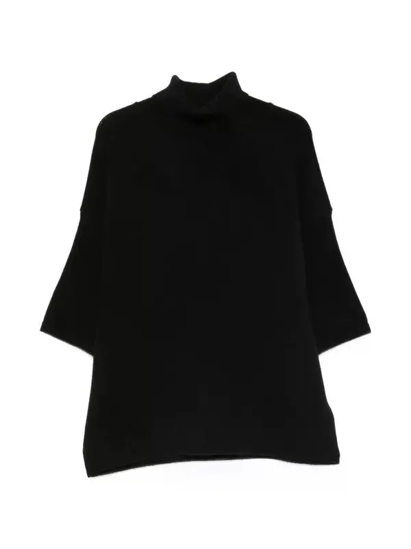 Christian Wijnants Roll-neck Short-sleeve Sweater - Black