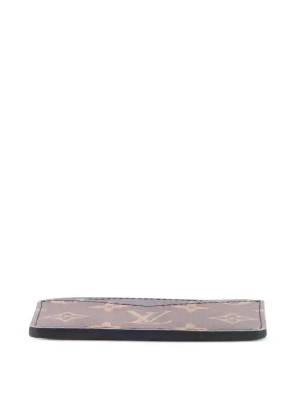 LOUIS VUITTON Neo Macassar Monogram Canvas Card Holder - Brown