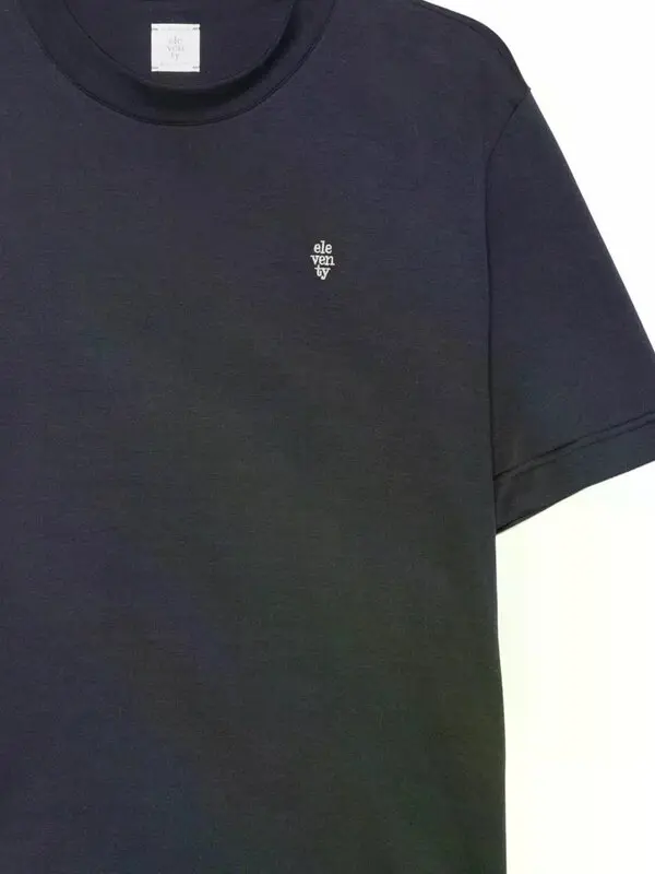 Eleventy Logo-embroidery T-shirt