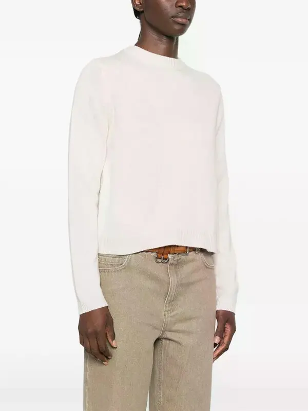 I BLUES Ribbed-trim Sweater