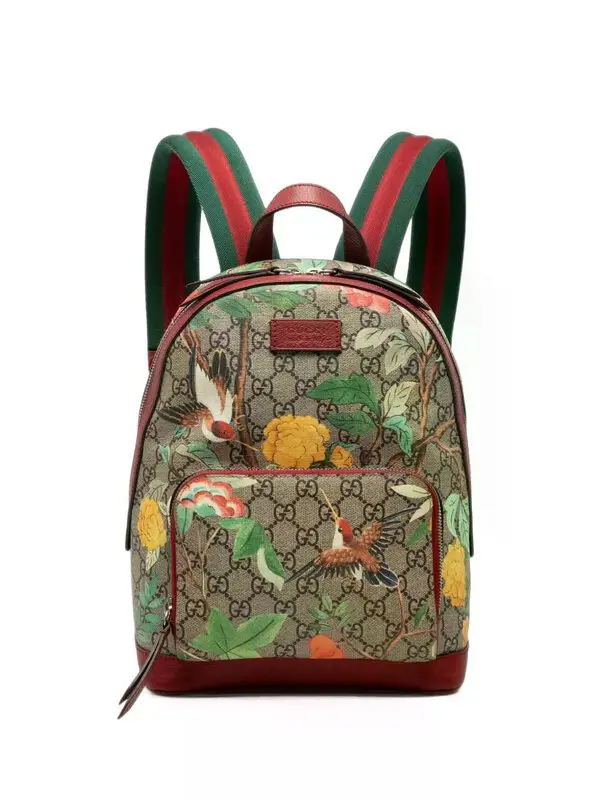 Gucci Gg Supreme Web Tian Backpack