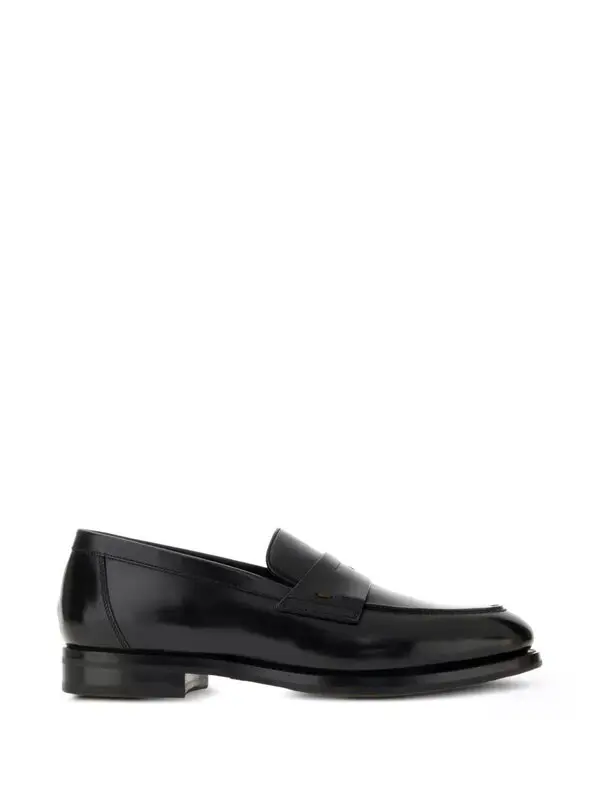 Santoni Colin Leather Loafers
