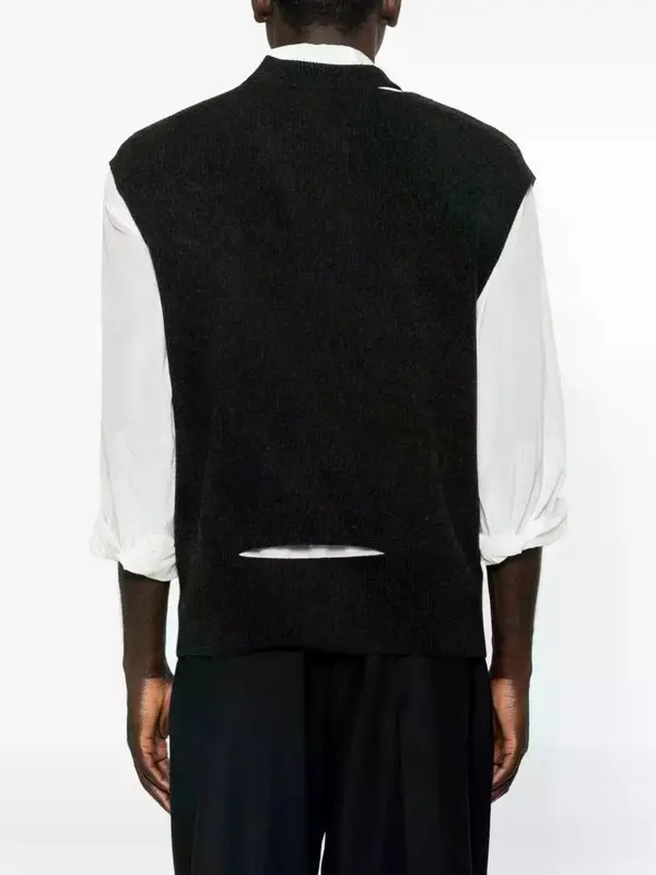 Simone Rocha Embellished V-neck Waistcoat