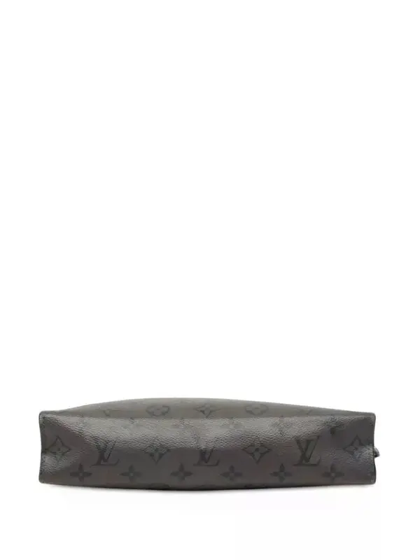LOUIS VUITTON Monogram Eclipse Reverse Pochette Voyage Mm Clutch Bag