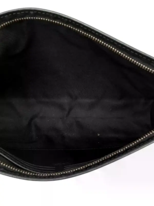 LOUIS VUITTON Monogram Eclipse Reverse Pochette Voyage Mm Clutch Bag