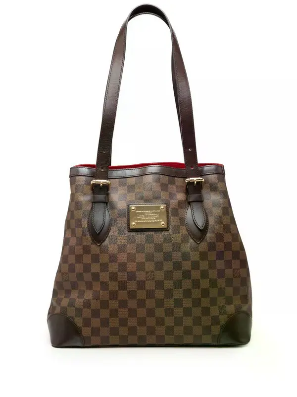 LOUIS VUITTON Damier Ebene Hampstead Gm Tote Bag