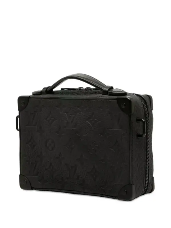 LOUIS VUITTON 2021-2026 Monogram Taurillon Handle Soft Trunk Satchel