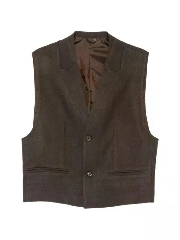 Imperial Button-fastening Gilet