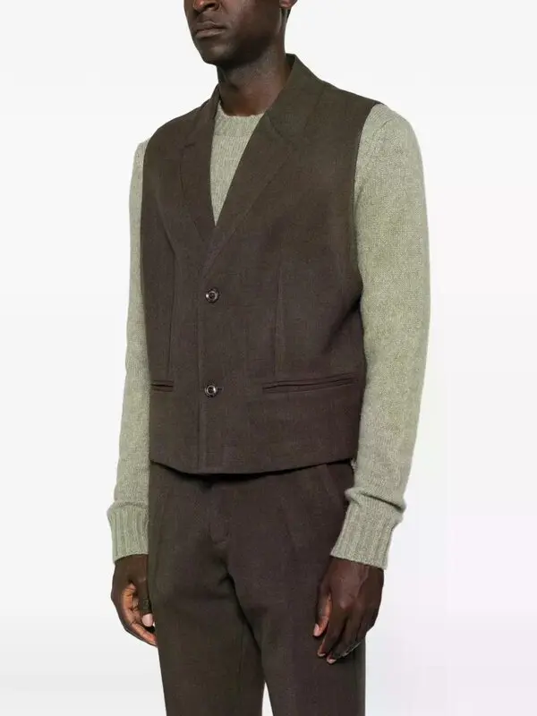 Imperial Button-fastening Gilet