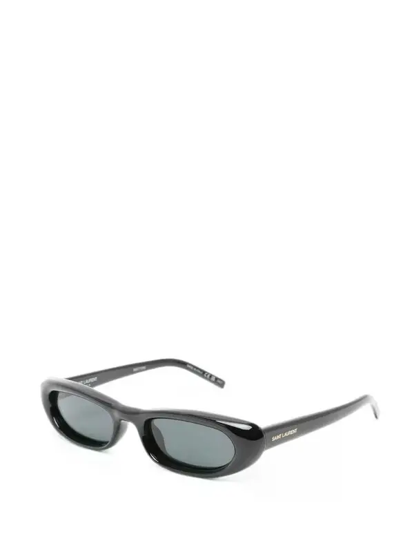 Saint Laurent Plump Oval-frame Sunglasses