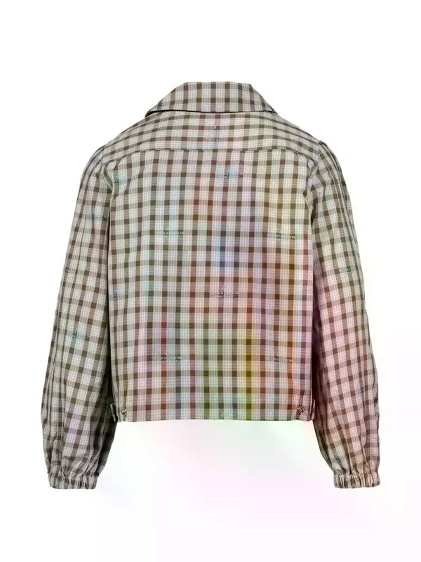 Sandy Liang Necco Bow-detail Jacket - Brown