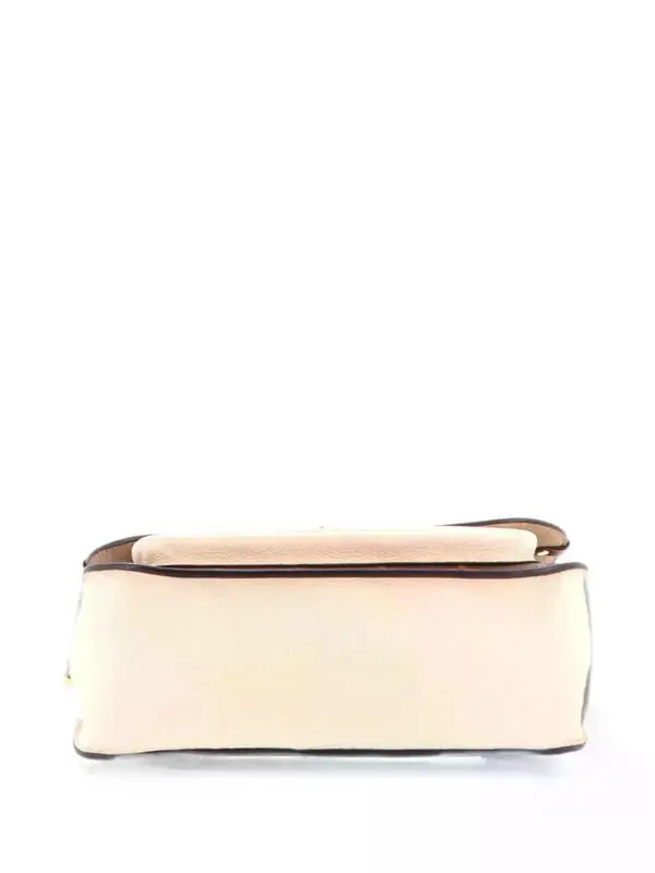 LOUIS VUITTON Vaugirard Monogram Canvas With Leather Satchel - Neutrals
