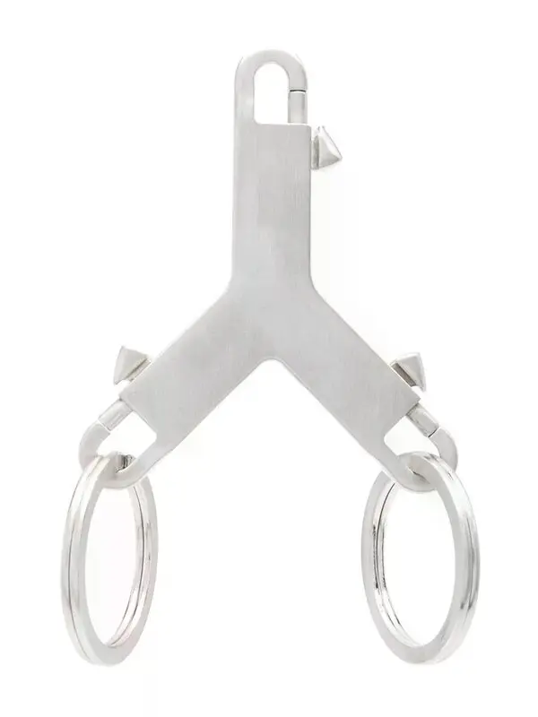 Rick Owens Small Cerberus Keychain - Silver