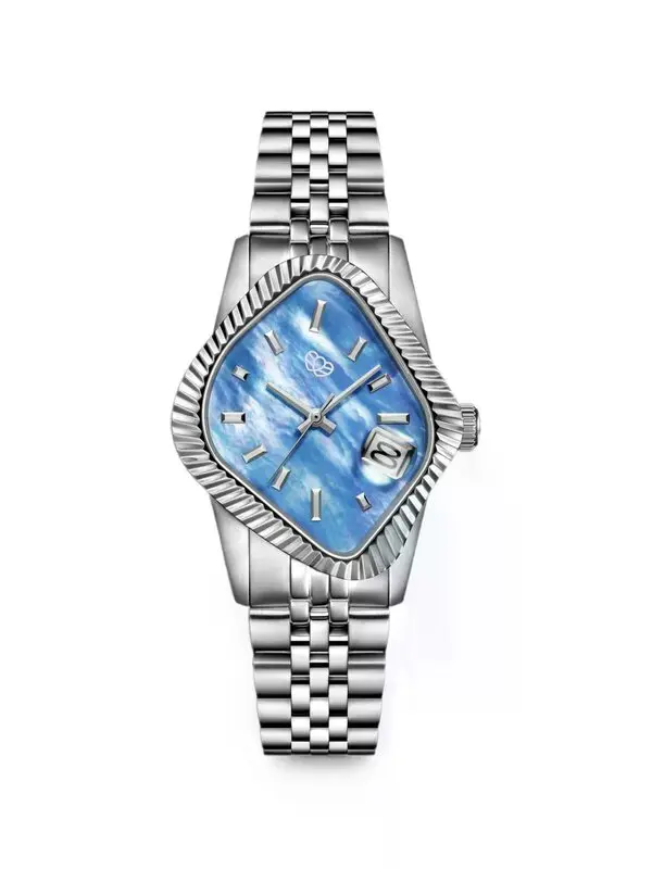 LAARVEE Fluted-bezel 40mm Watch