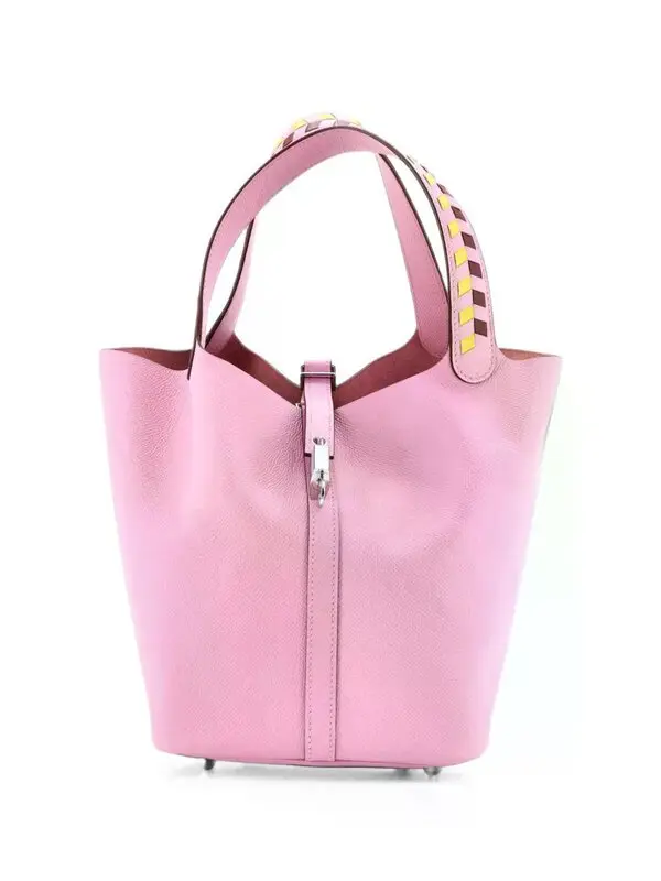 Hermès Picotin Lock Bag Tressage Epsom Mm Tote Bag