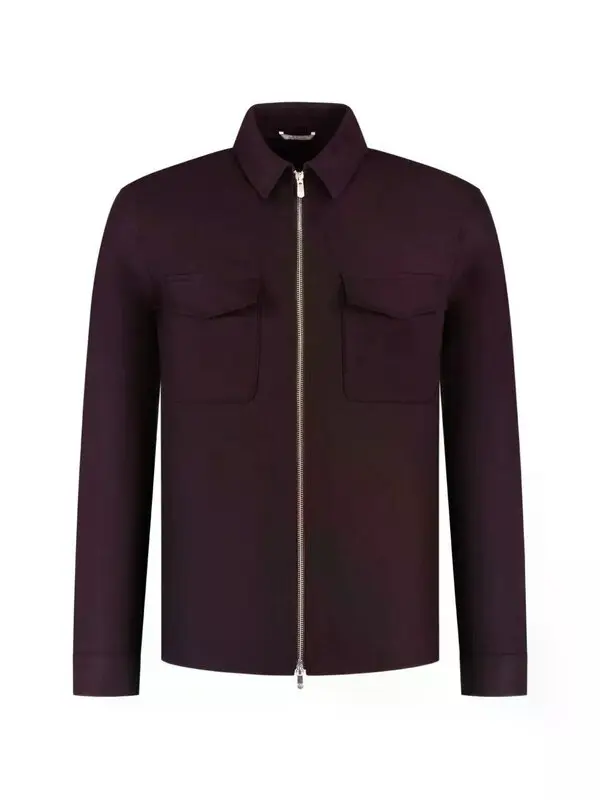 Marco Pescarolo Zip-up Flap-pocket Shirt Jacket