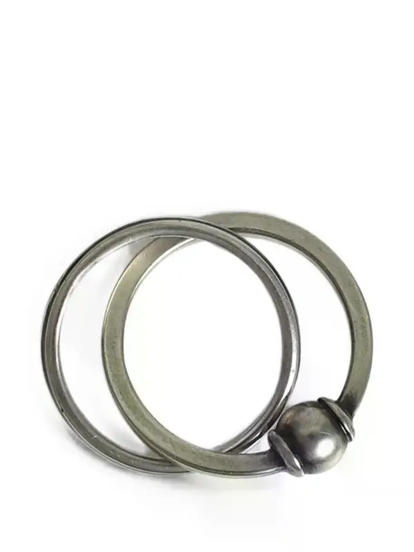 Werkstatt:München Ring In Ring Sphere Rings - Silver