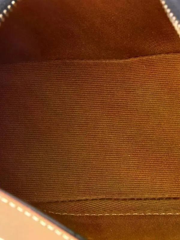 Celine Ava Bag Triomphe Coated Canvas Shoulder Bag - Brown