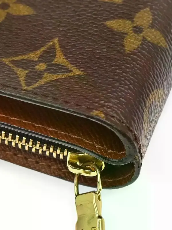 LOUIS VUITTON 2003 Monogram Compact Zip Wallet