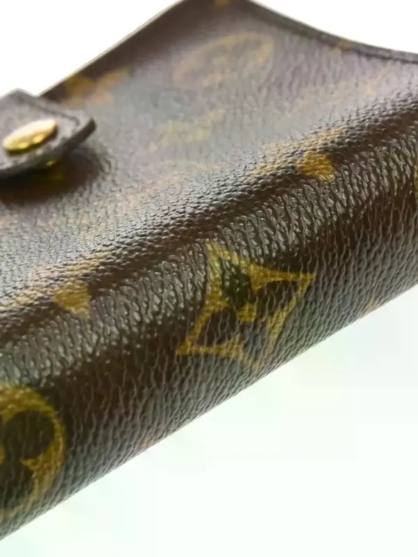 LOUIS VUITTON 2003 Monogram Compact Zip Wallet