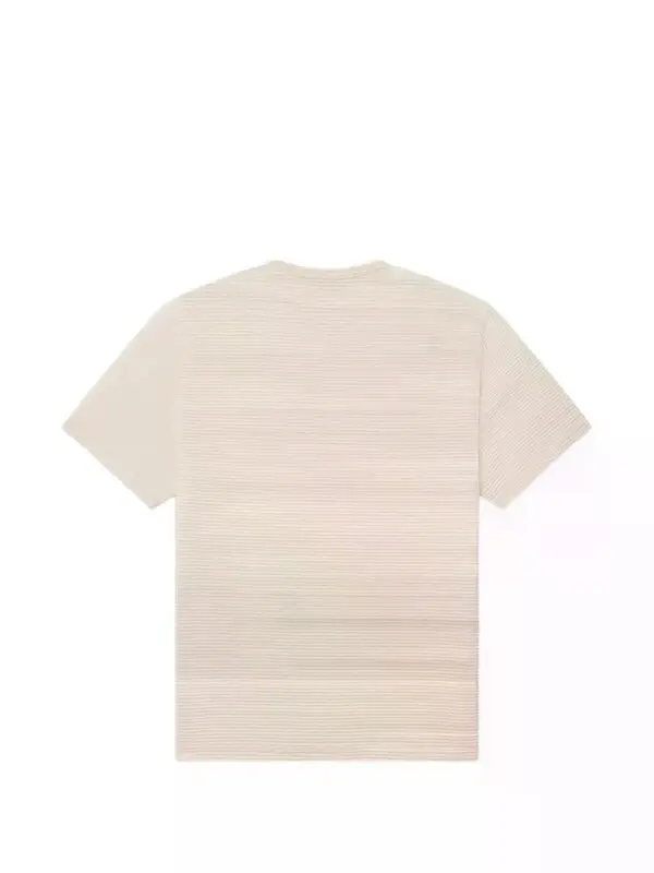 FRAME Jacquard-stripe T-shirt