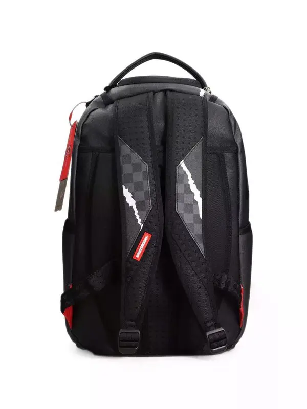 SPRAYGROUND Shark-print Checkered Backpack