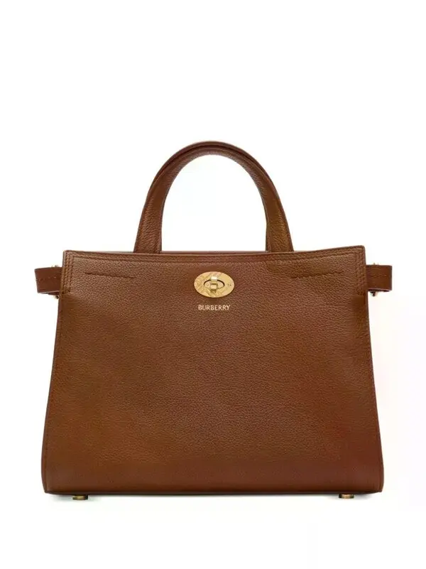 Burberry Mini Check Cotswolds Tote Bag - Brown