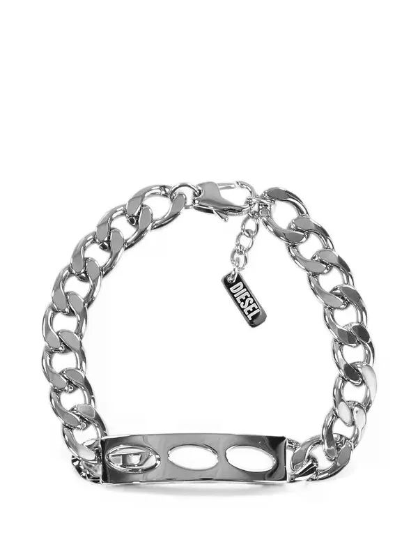 DIESEL® Oval D Curb-chain Bracelet