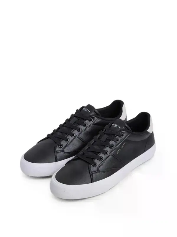 HACKETT LONDON Logo-print Leather Low-top Sneakers