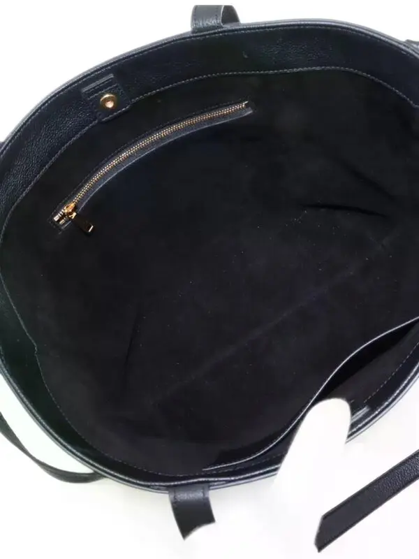 Celine Grained Calfskin Cuir Triomphe Cabas Anais Tote Bag