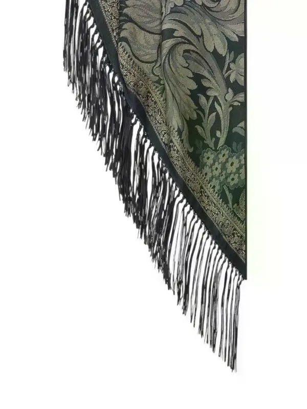 PIERRE-LOUIS MASCIA Pancake Floral-print Fringed Scarf