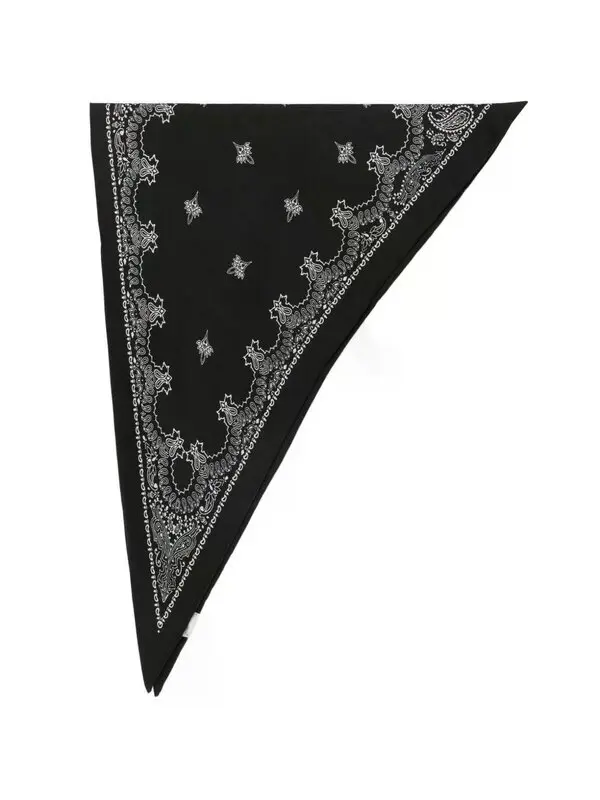 Destin Bandana-print Scarf - Black