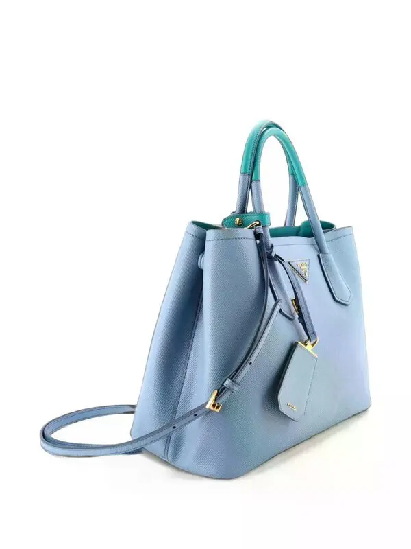 Prada Cuir Double Saffiano Leather Medium Tote Bag