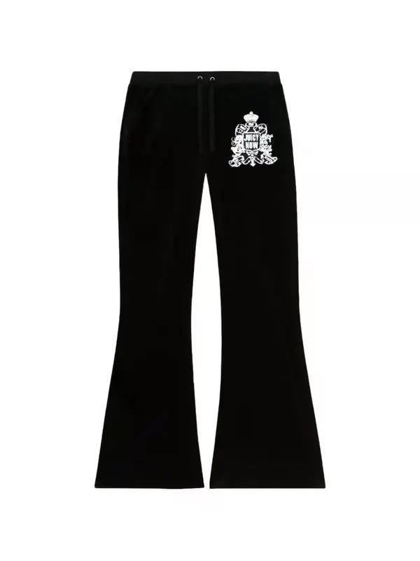 Juicy Couture Logo-embroidered Track Pants - Black