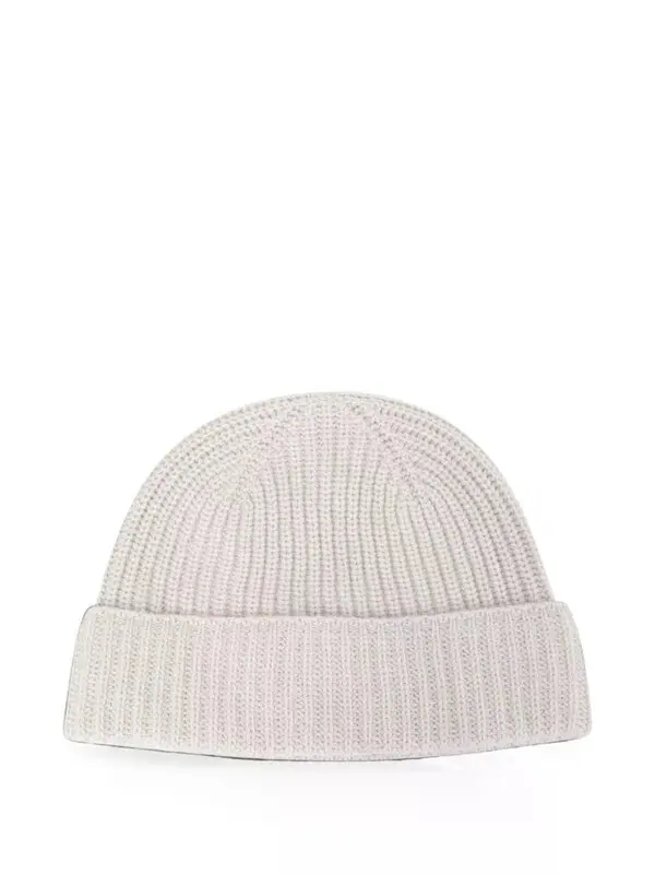Eleventy Ribbed-knit Beanie Hat