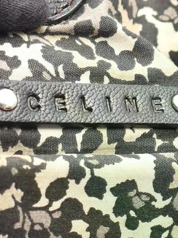Celine 2000-2015 Macadam Denim Bittersweet Hobo Bag
