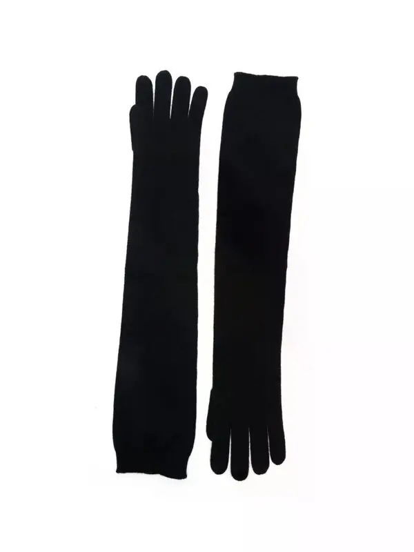 Sofie D'hoore Long-length Knitted Gloves - Blue