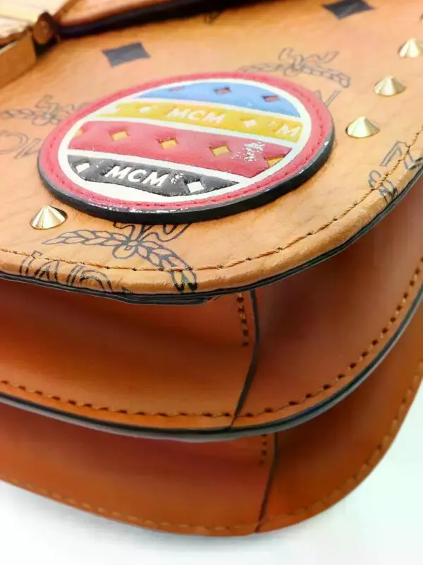 Mcm 2010s Patricia Visetos Shoulder Bag