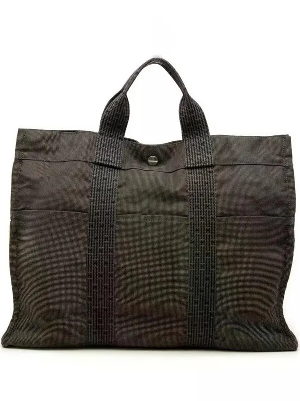 Hermès 1990-2010 Canvas Herline Mm Tote Bag