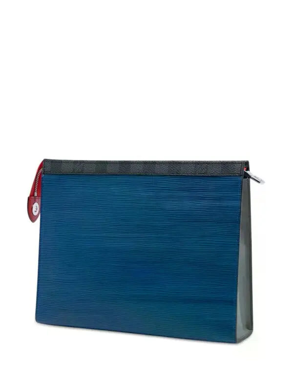 LOUIS VUITTON Epi Damier Graphite Pochette Voyage Mm Clutch Bag