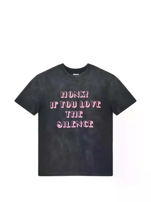 Deus Ex Machina Honk Graphic-print Cotton T-shirt - Grey