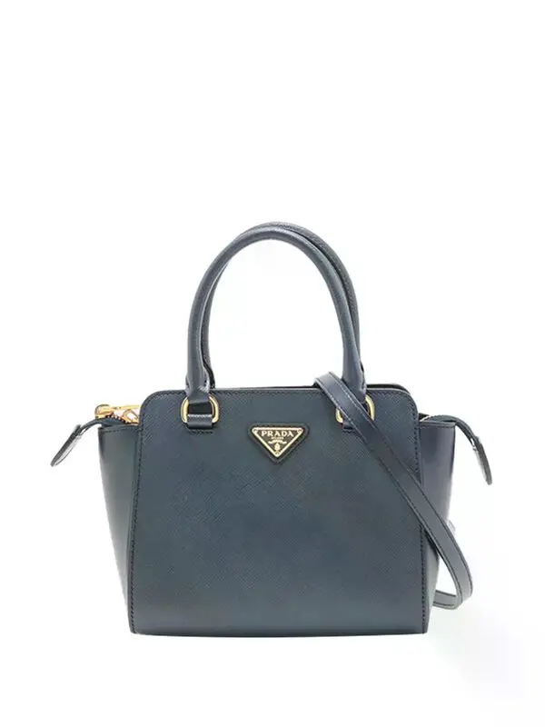 Prada 2010-2026 Mini Saffiano Lux Tote Satchel