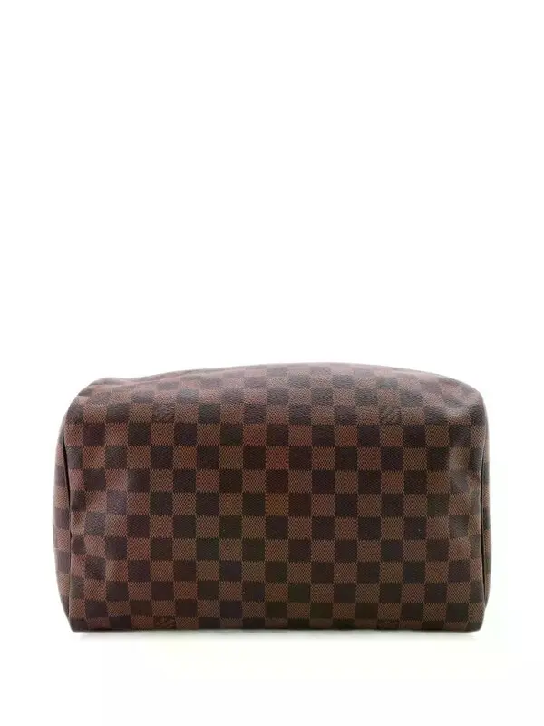 LOUIS VUITTON Speedy Handbag Damier Satchel - Brown