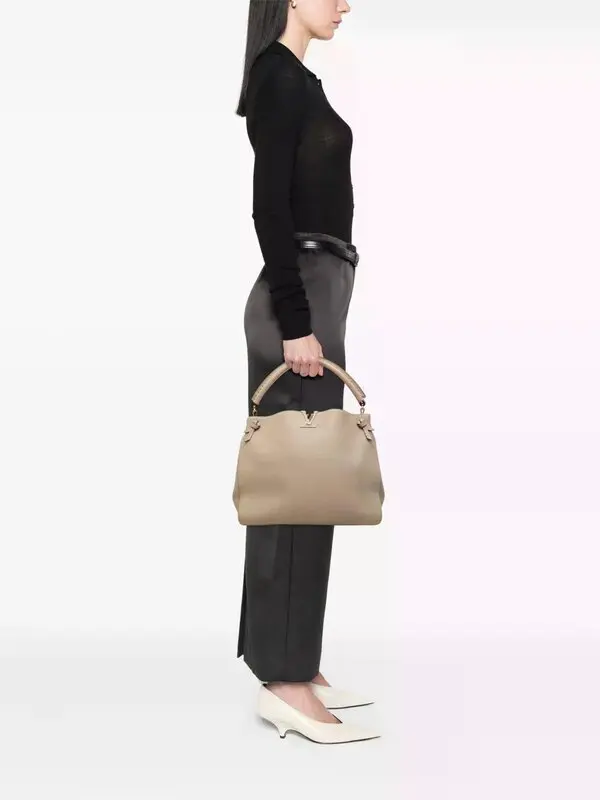 LOUIS VUITTON Taurillon Tournon Hobo Bag