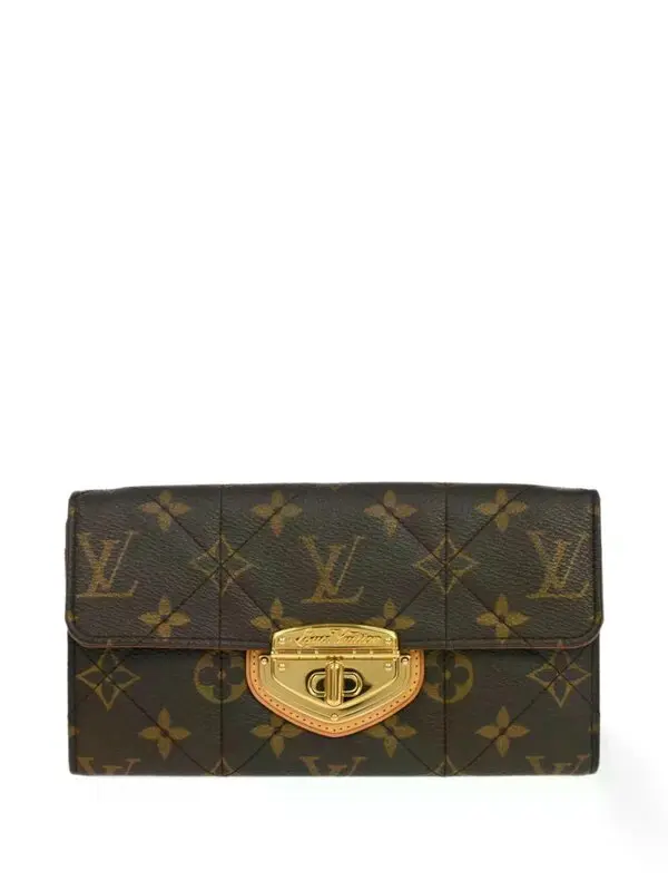 LOUIS VUITTON 2009 Monogram Etoile Sarah Wallet - Brown