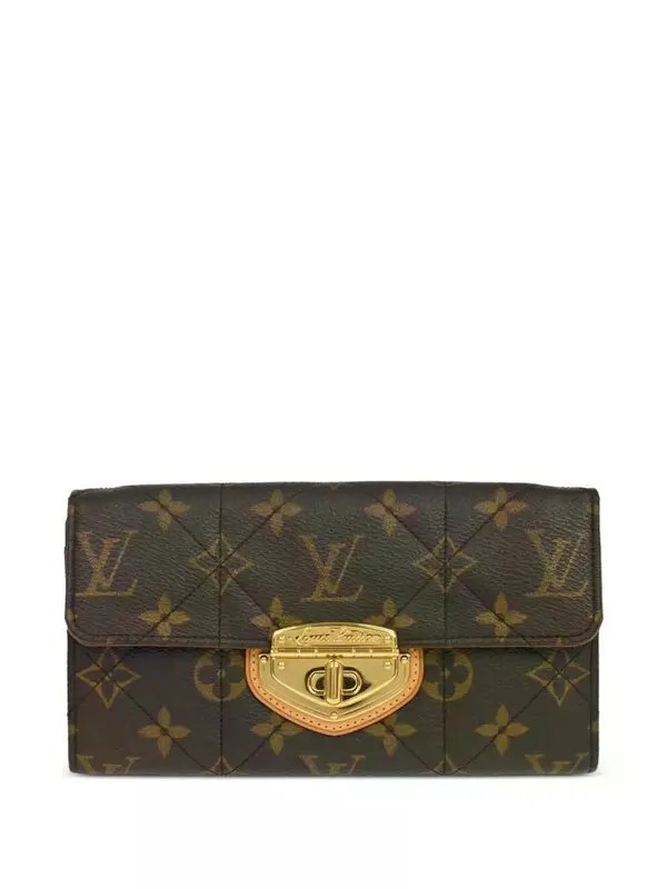 LOUIS VUITTON 2009 Monogram Etoile Sarah Wallet - Brown