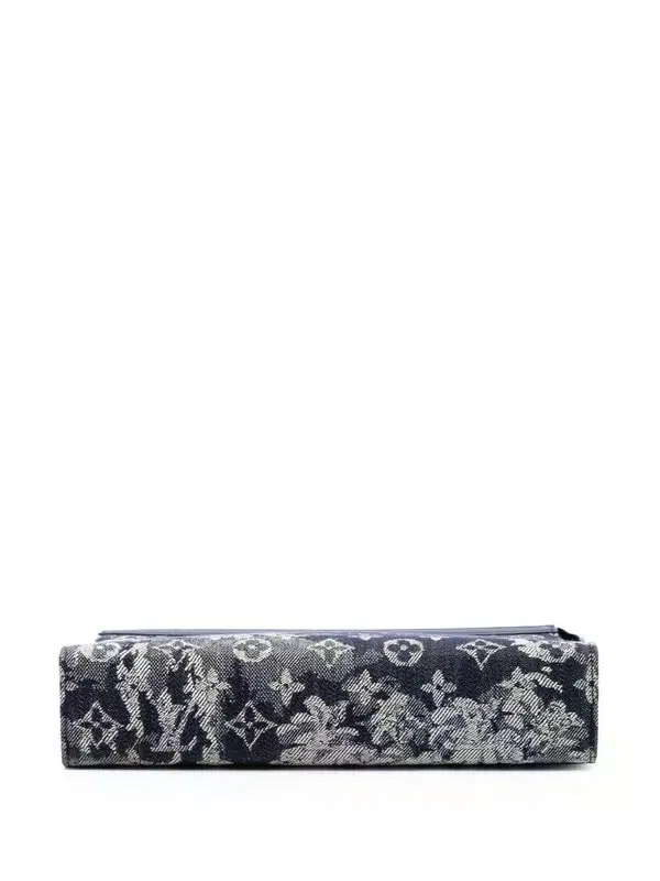 LOUIS VUITTON Monogram Tapestry Pochette Voyage Mm Clutch Bag