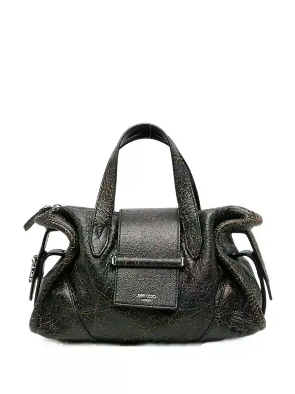 JIMMY CHOO Bar Filo Leather Tote Bag - Black